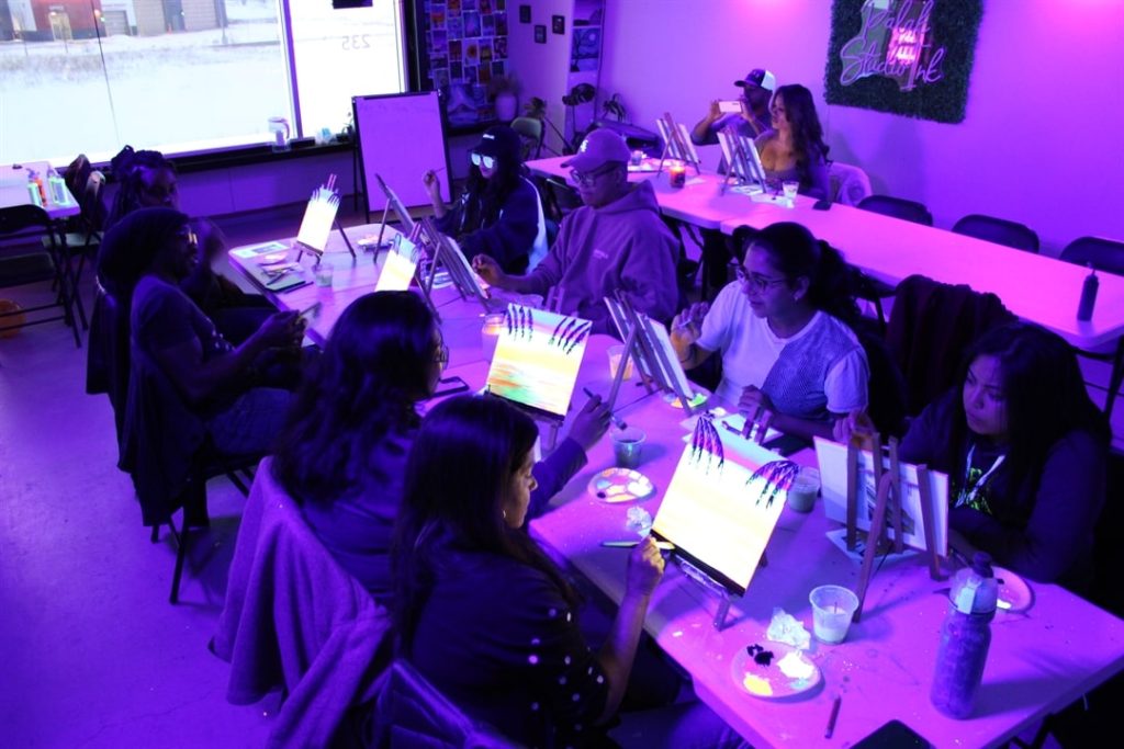 Glow in the Dark Paint Night At Palak StudioInk Ltd.