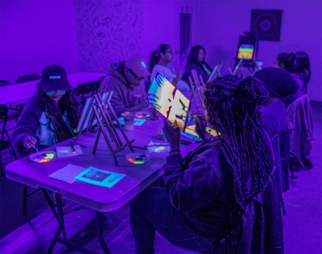 Glow in the Dark Paint Night At Palak StudioInk Ltd.